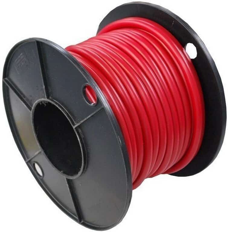 Battery cable red 95mm² roll 25 meters