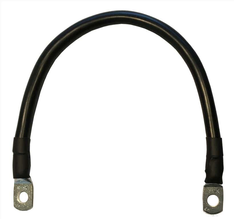 Battery cable adapter black 95mm² 30cm M10-M10