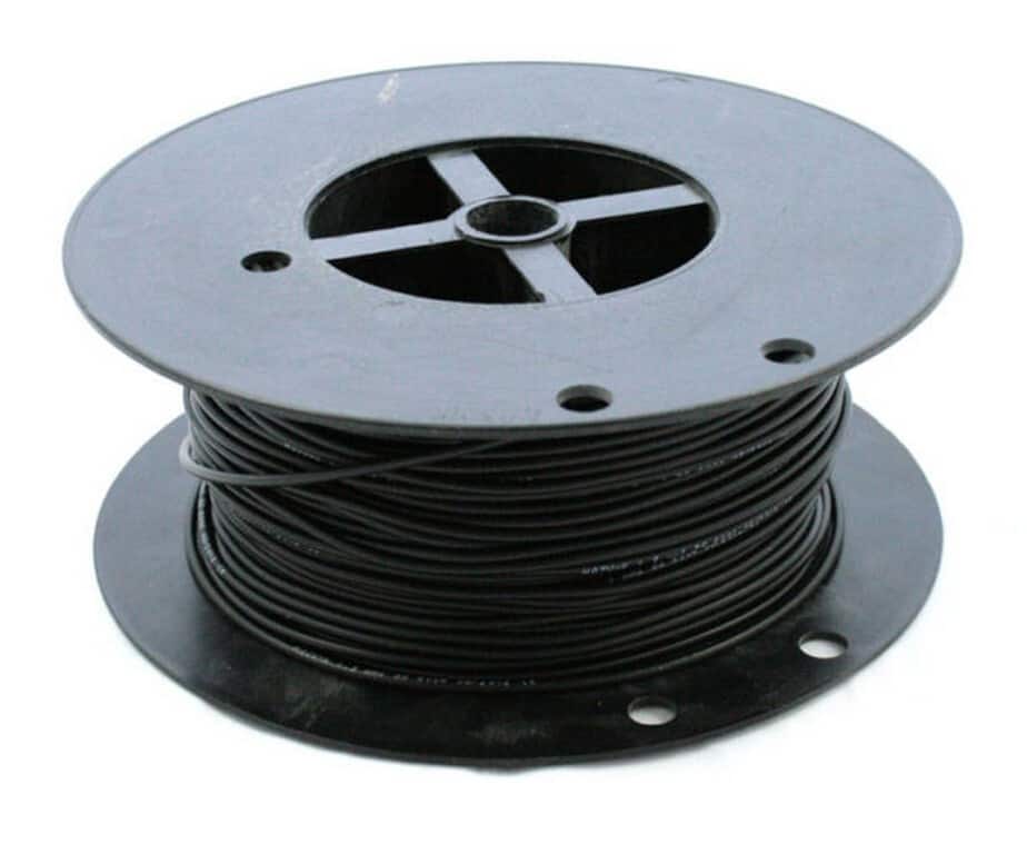 Battery cable black 6mm² roll 25 meters